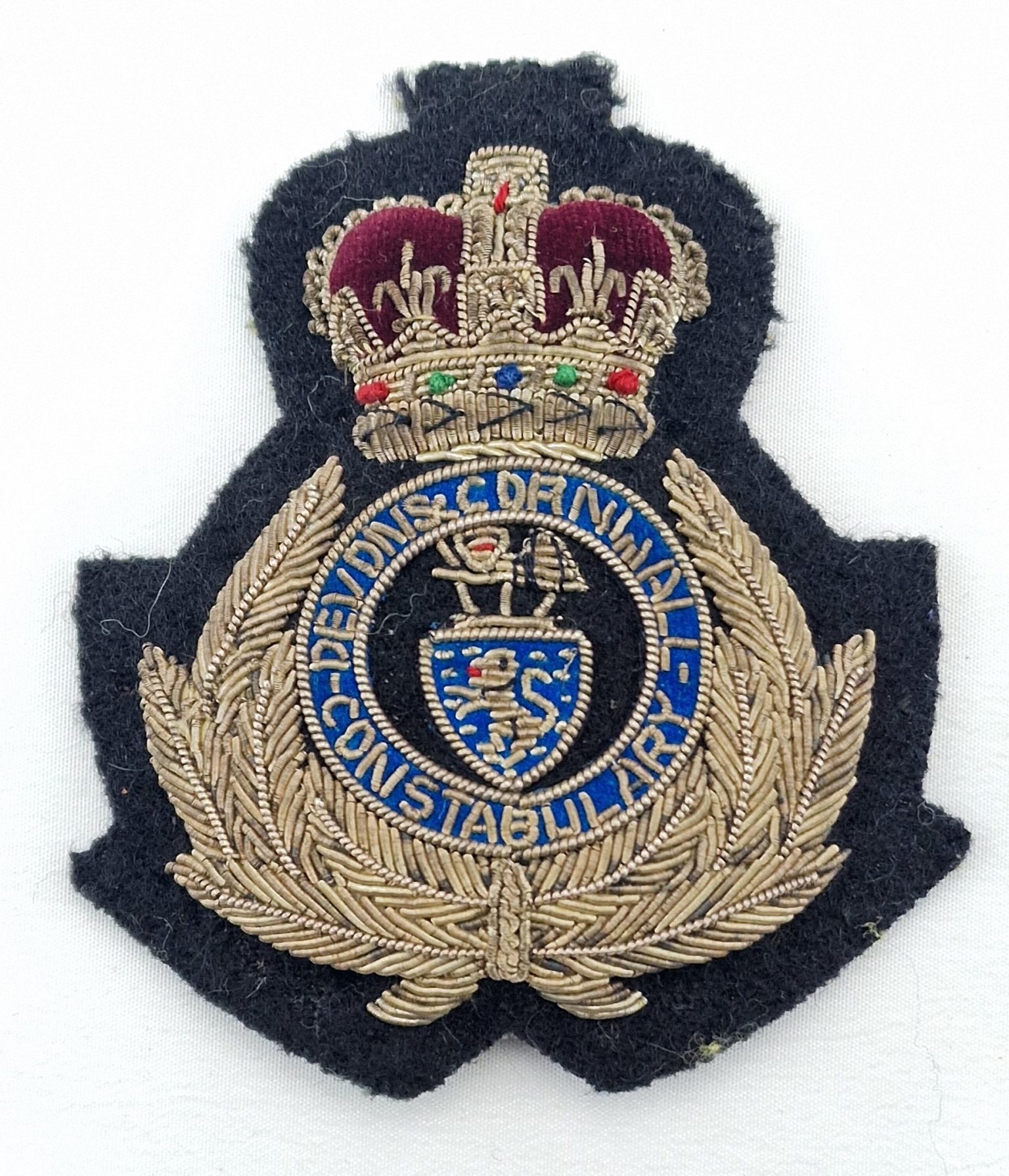 Devon & Cornwall Constabulary Officers Cap Badge | Time Militaria