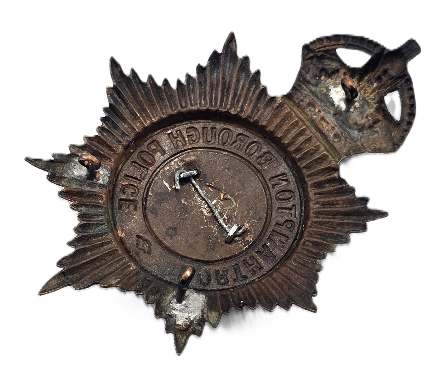 Northampton Borough Police Night Helmet Badge | Time Militaria