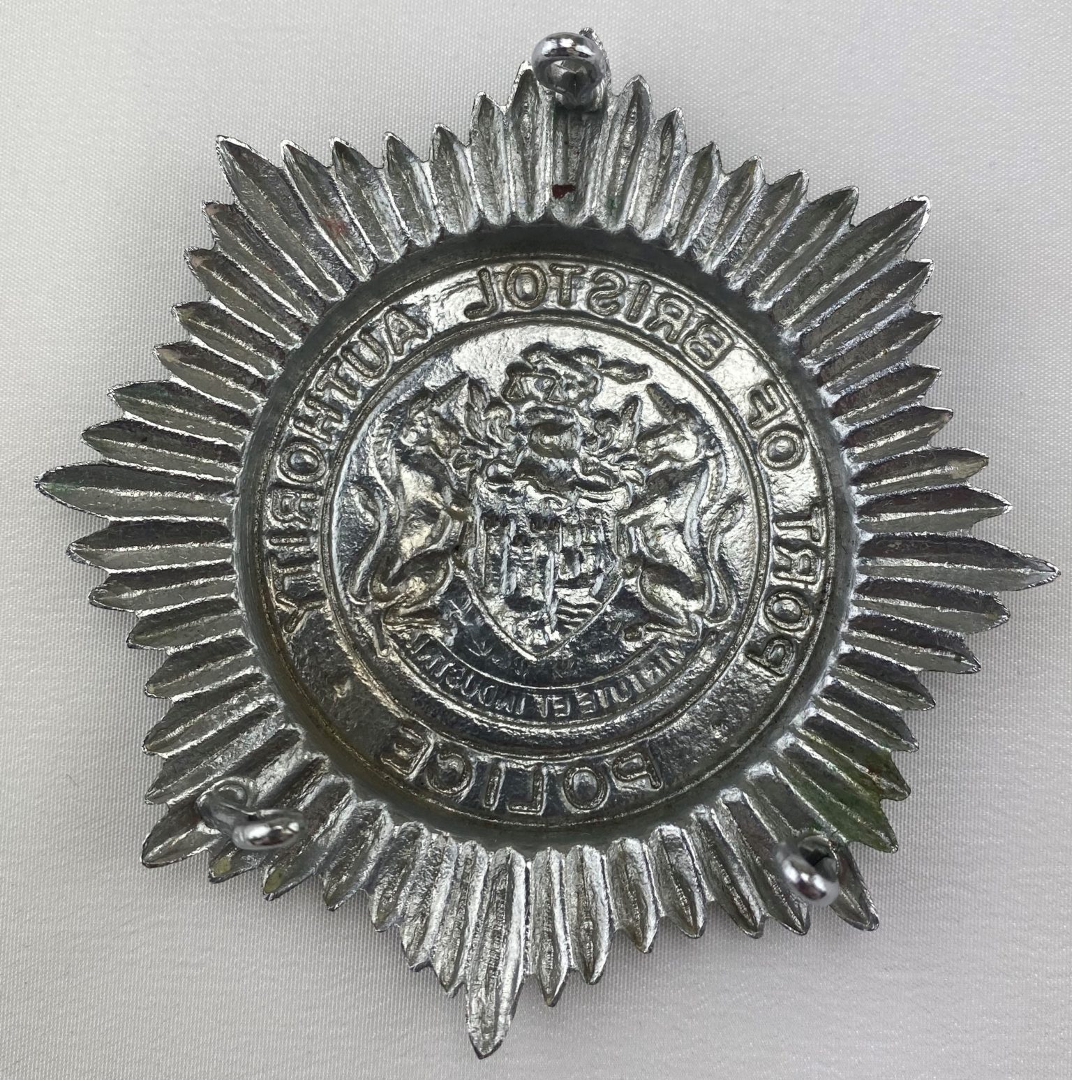 Port of Bristol Authority Police Helmet Badge | Time Militaria