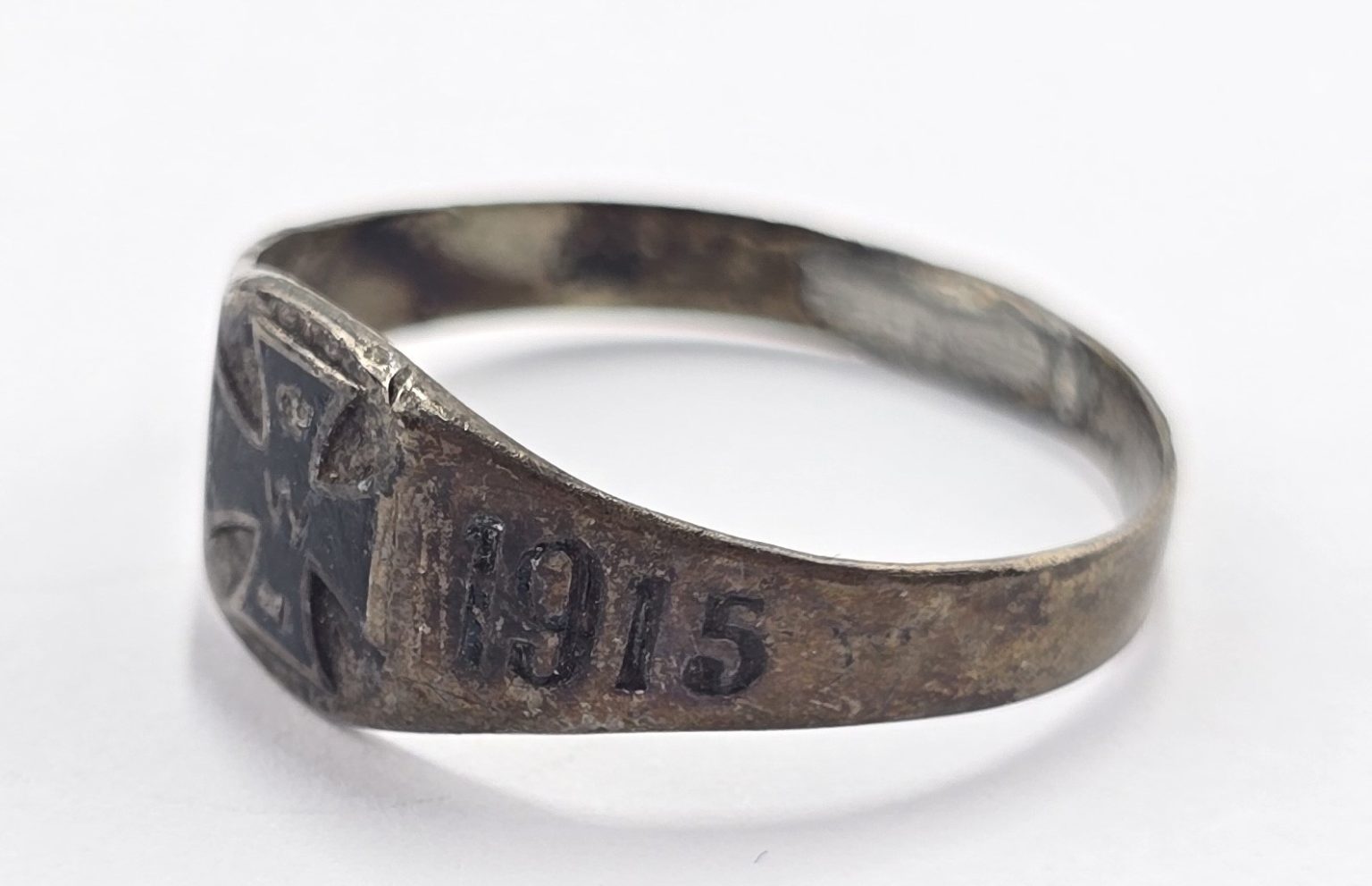 WW1 German Silver Patriotic Ring | Time Militaria