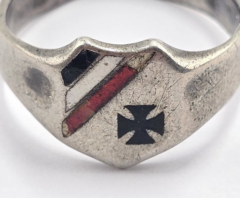 WW1 German Silver Patriotic Ring | Time Militaria