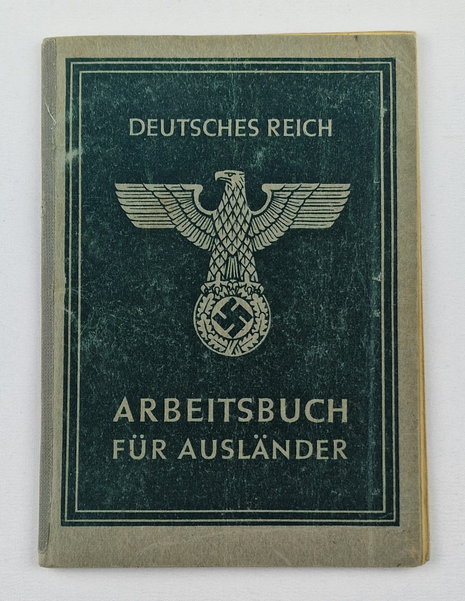 WW2 German Foreign Workers Work Book | Time Militaria